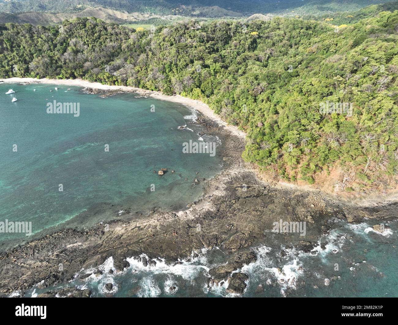 Playa Vivos also known as Playa Muertos in Tambor Bay, Costa Rica Stock ...
