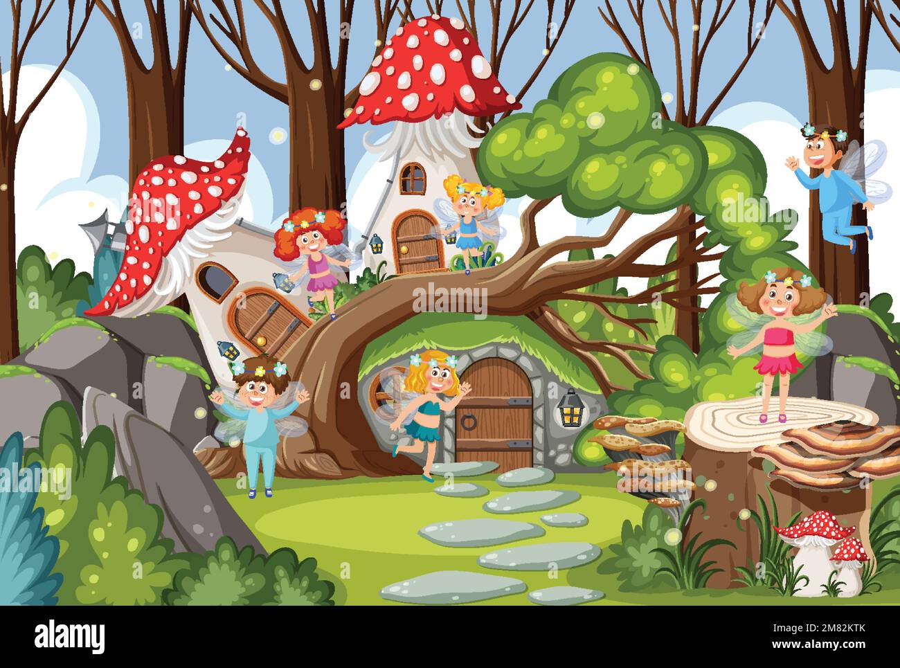 Enchanted home vector vectors hi-res stock photography and images - Alamy