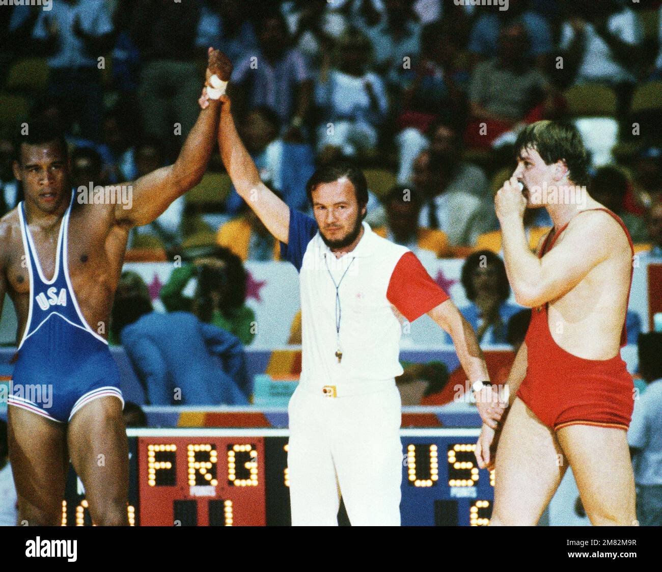 Marine Corps Sergeant Greg Gibson from Quantico, Virginia, is declared ...