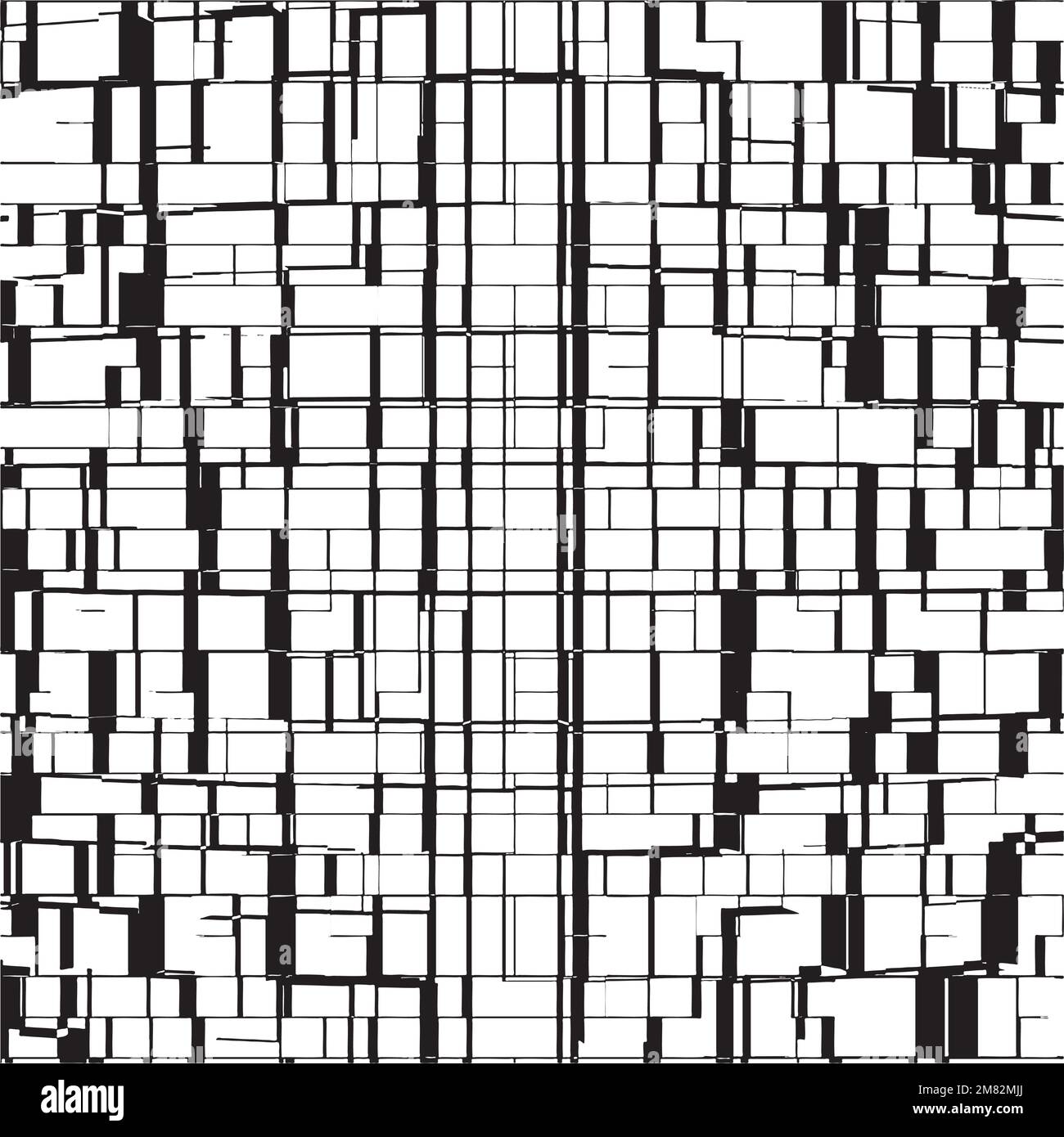 Abstract Urban City Of The Cube And Prism Vector Stock Vector Image ...