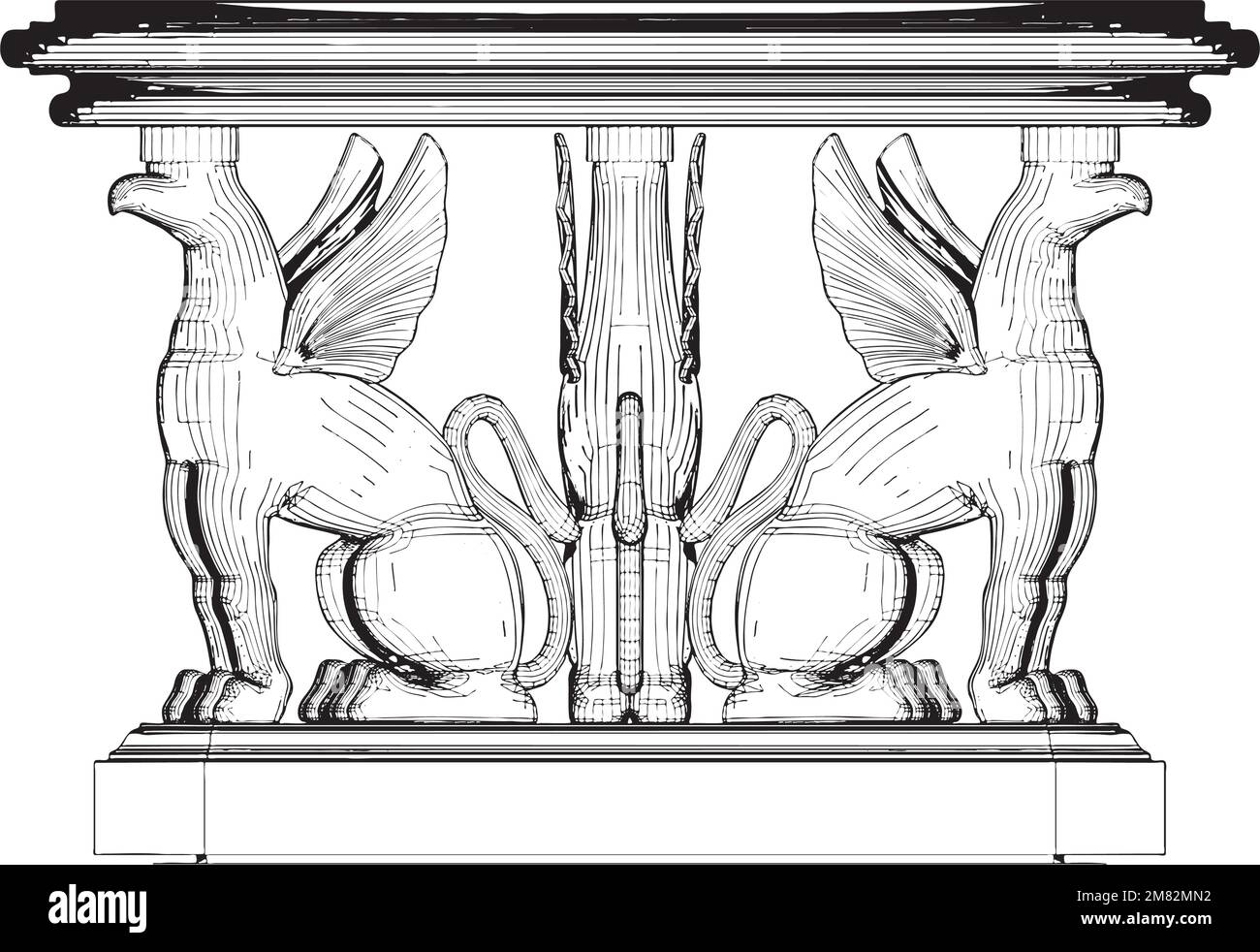 Antique Table Vector Stock Vector Image & Art - Alamy