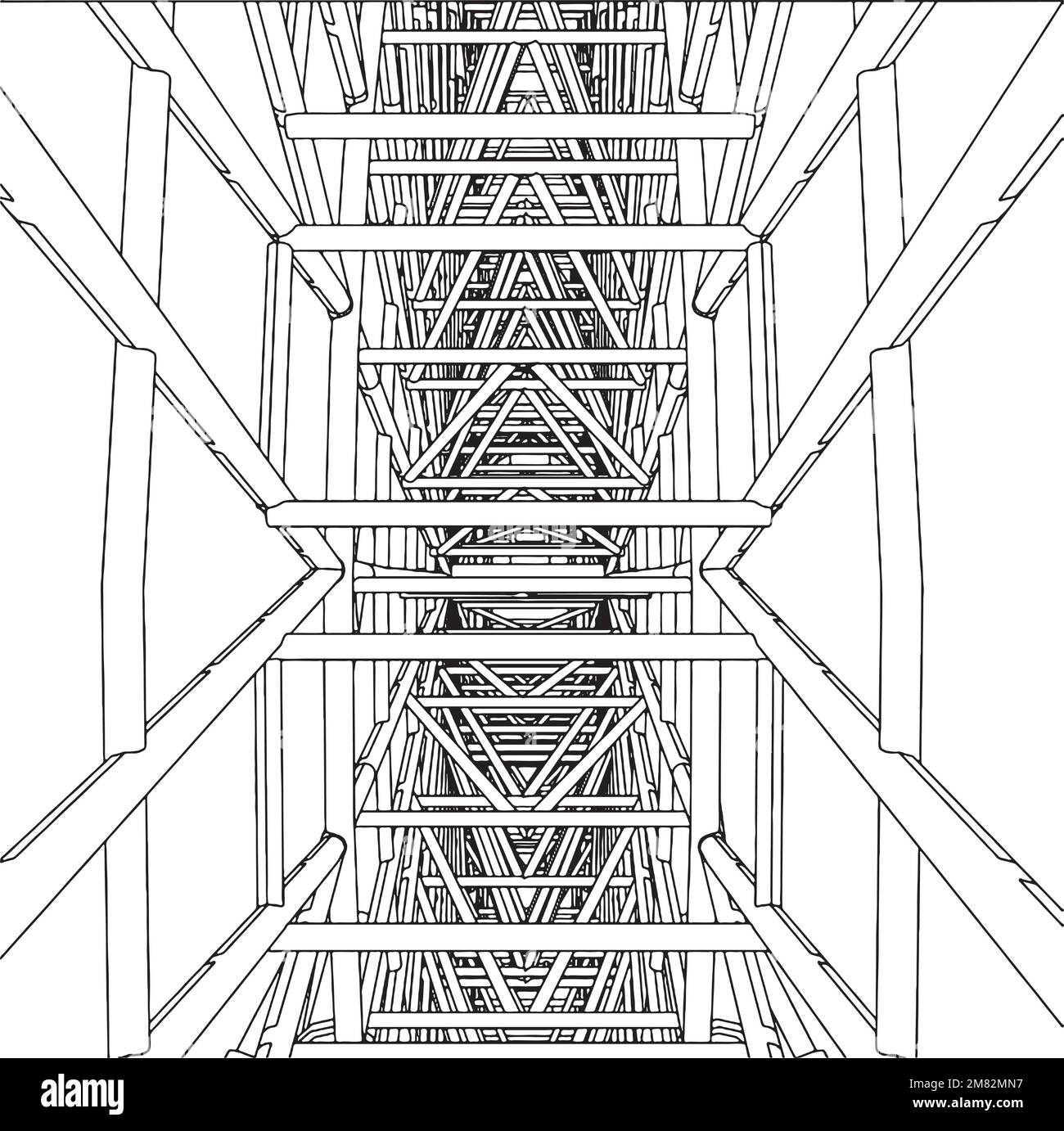 Abstract Constructions Structure Vector Stock Vector Image & Art - Alamy