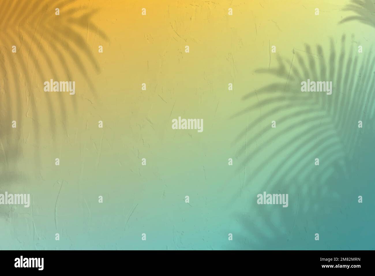 Tropical gradient background vector with leaf shadow Stock Vector Image ...