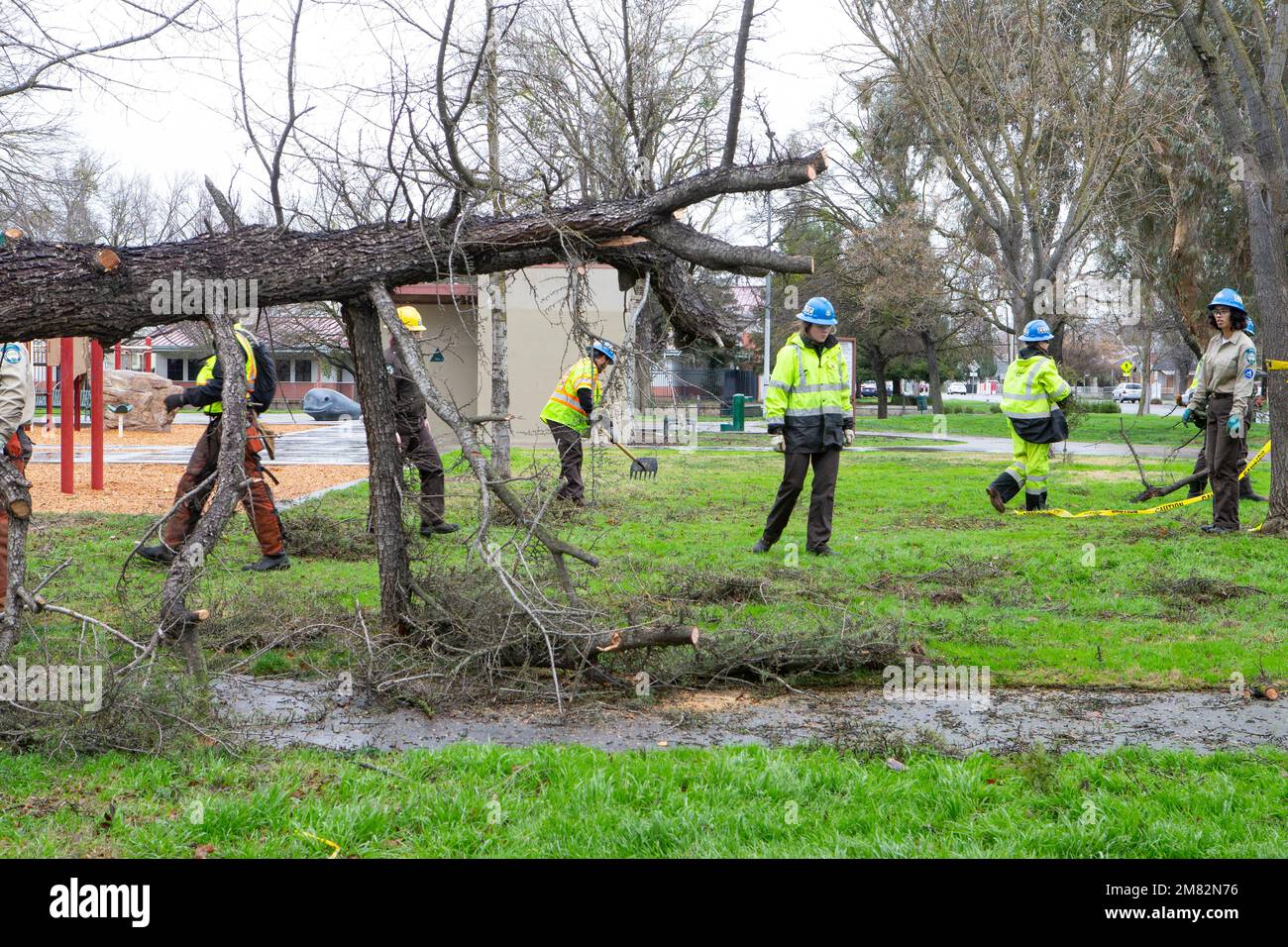 Modesto, CA, USA. 11th Jan, 2023. Members from California Conservation ...
