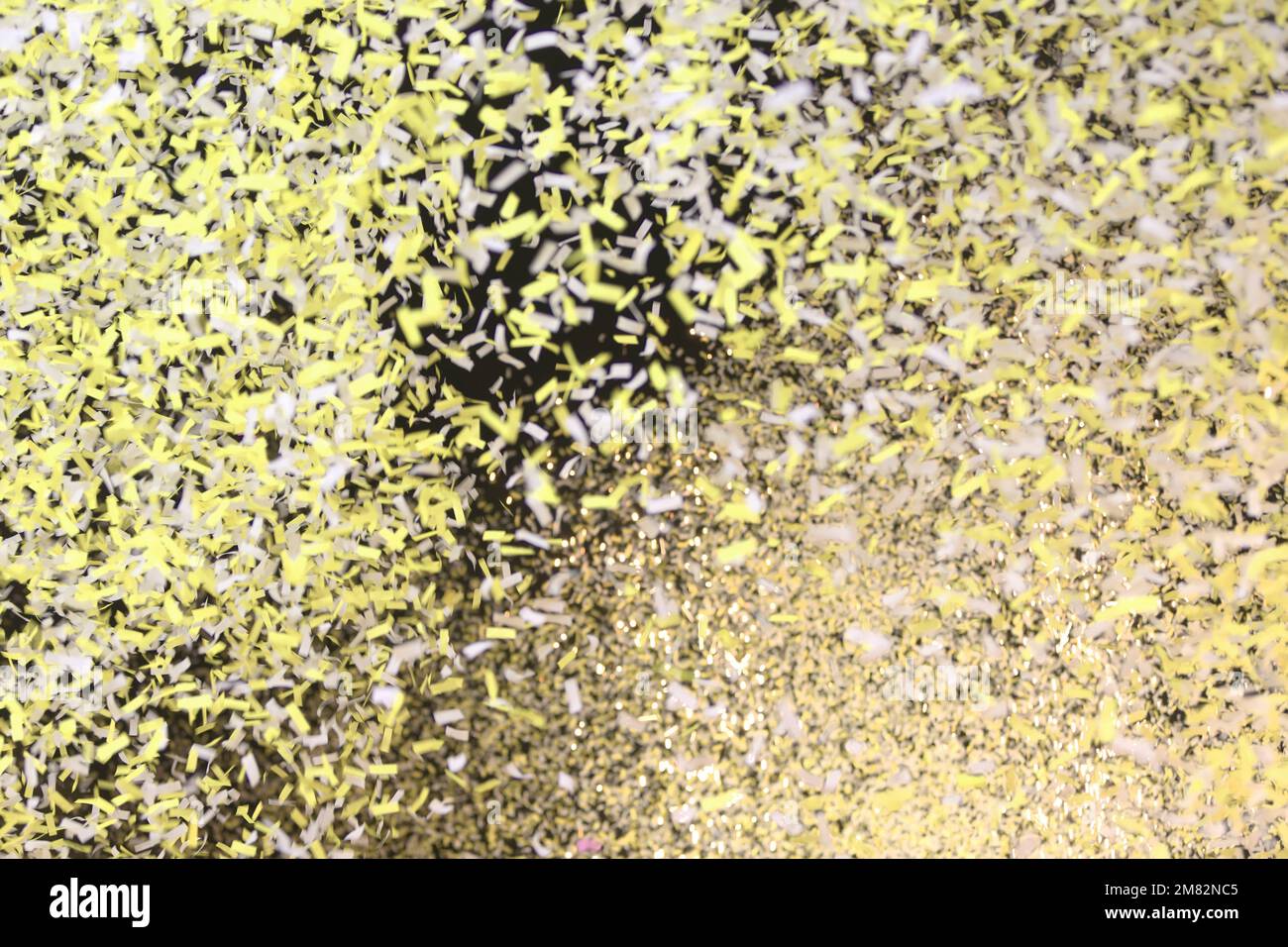 Paris, France. 20th Nov, 2022. Confetti launched during the lighting of ...