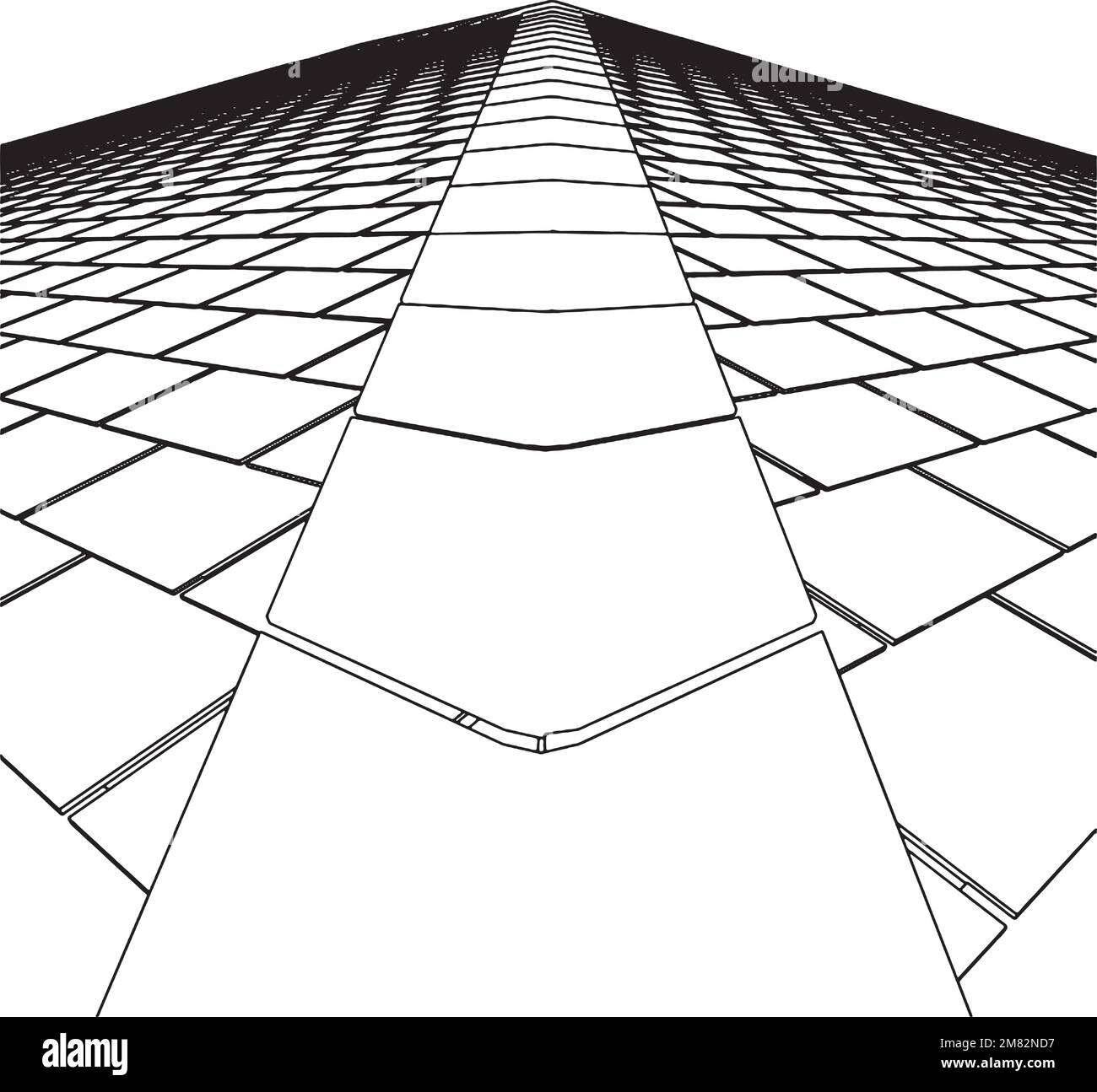 Tile Roof Vector Stock Vector Image & Art - Alamy