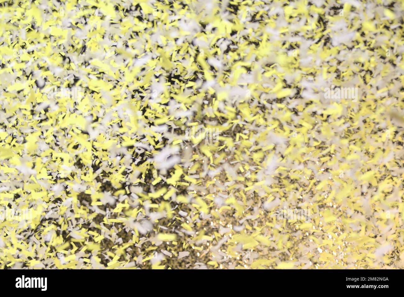 Paris, France. 20th Nov, 2022. Confetti launched during the lighting of ...