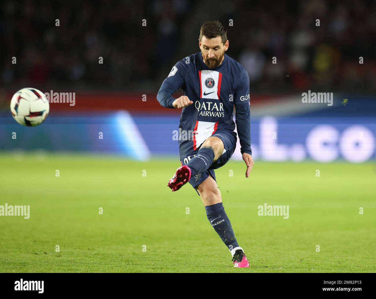 Paris, France. 11th Jan, 2023. Paris Saint-Germain's Lionel Messi ...
