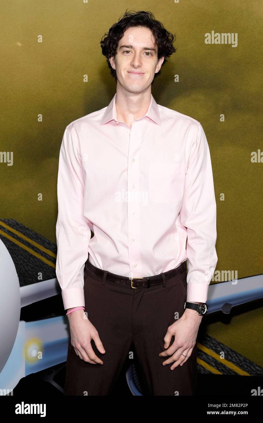 Joseph Hoffman attends a "Plane" screening at AMC Lincoln Square on ...