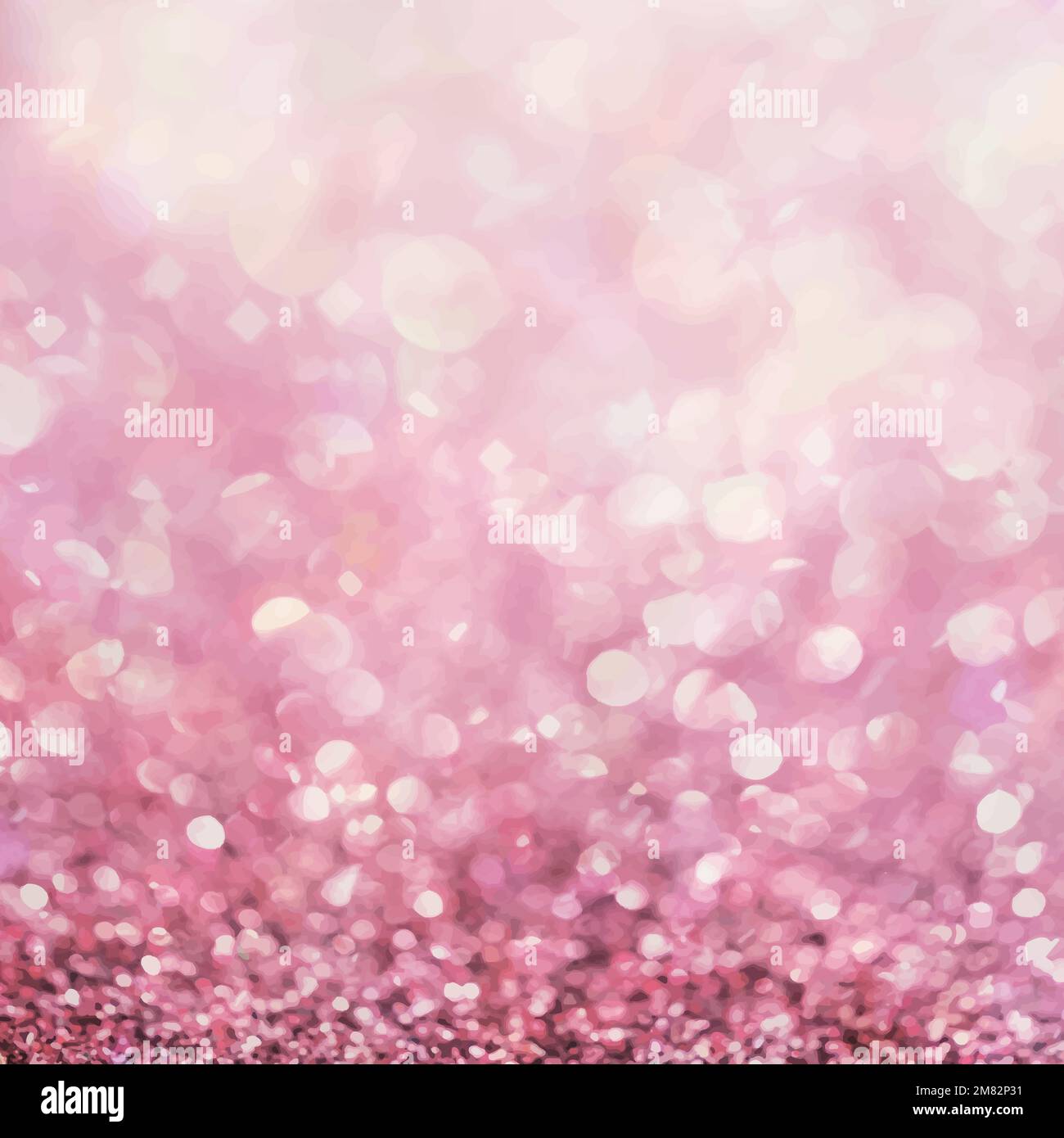 Pink glitter gradient bokeh social ads vector Stock Vector Image & Art ...