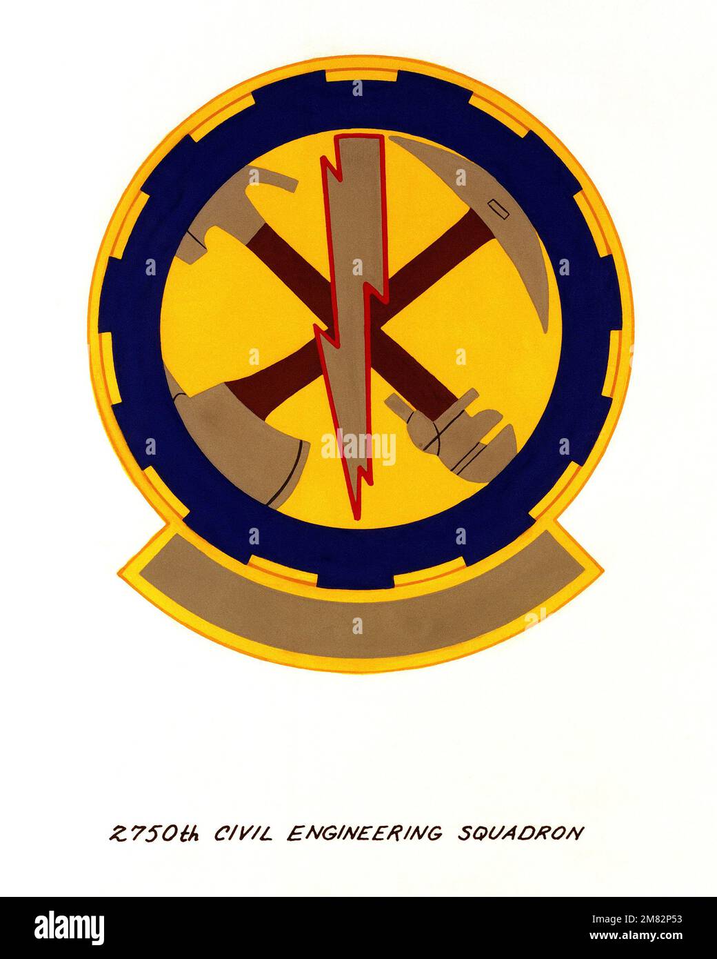 Official emblem for the 2750th Civil Engineering Squadron. Country ...