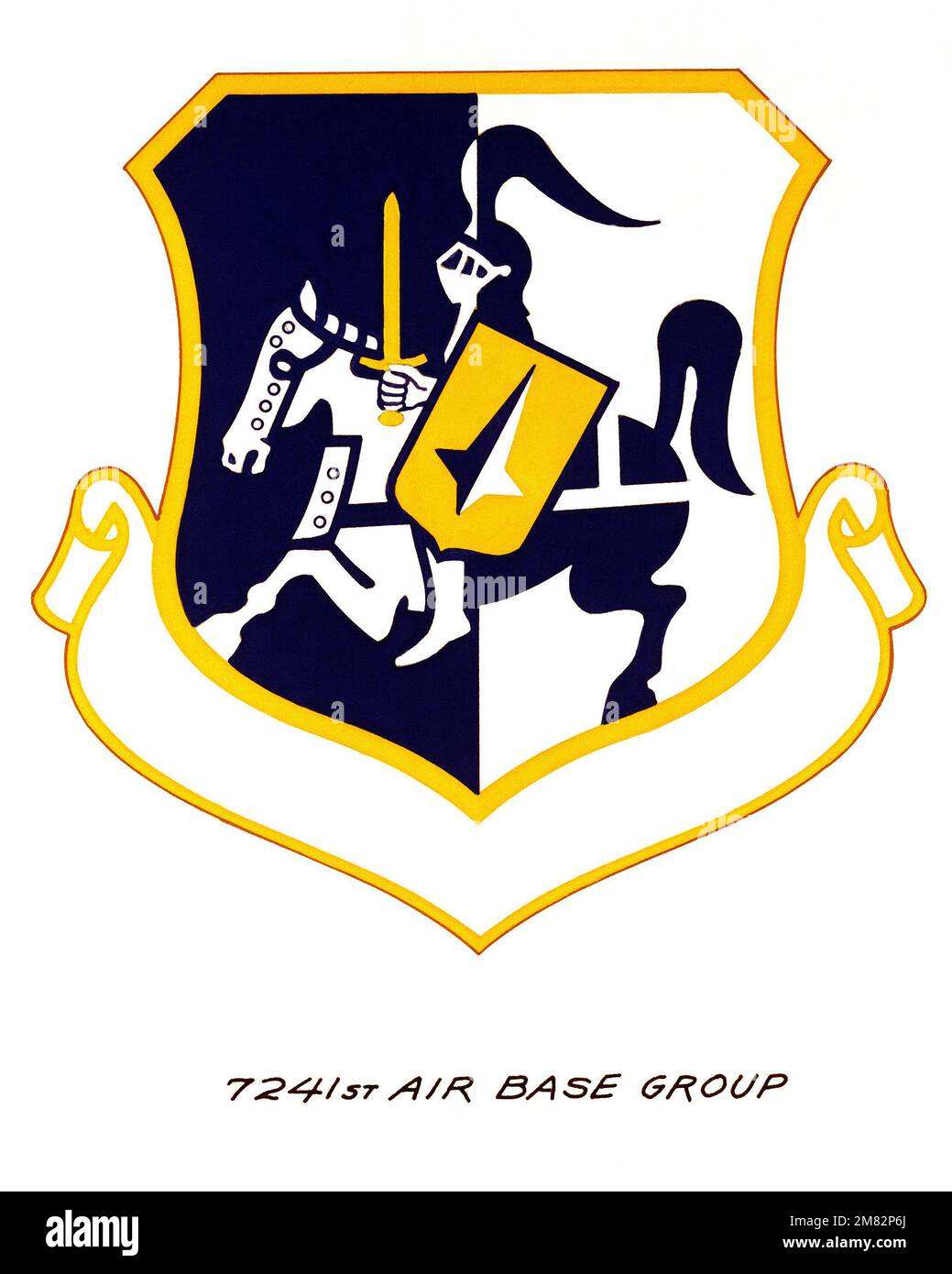 Official emblem for the 7241st Air Base Group. Country: Unknown Stock ...