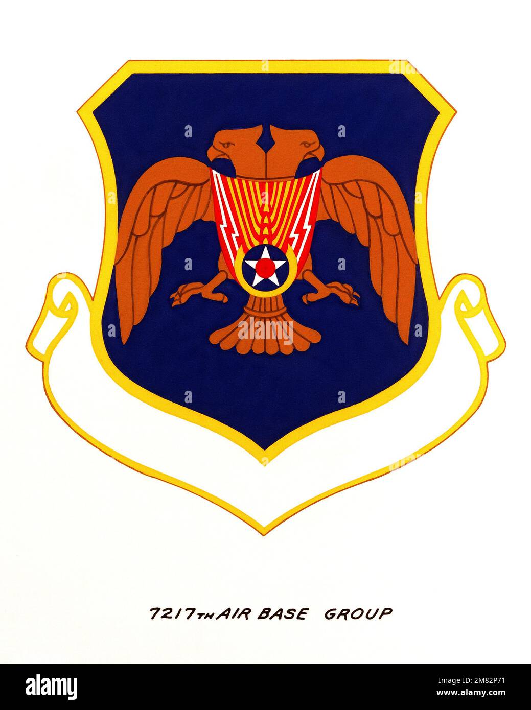 Official emblem for the 7217th Air Base Group. Country: Unknown Stock ...