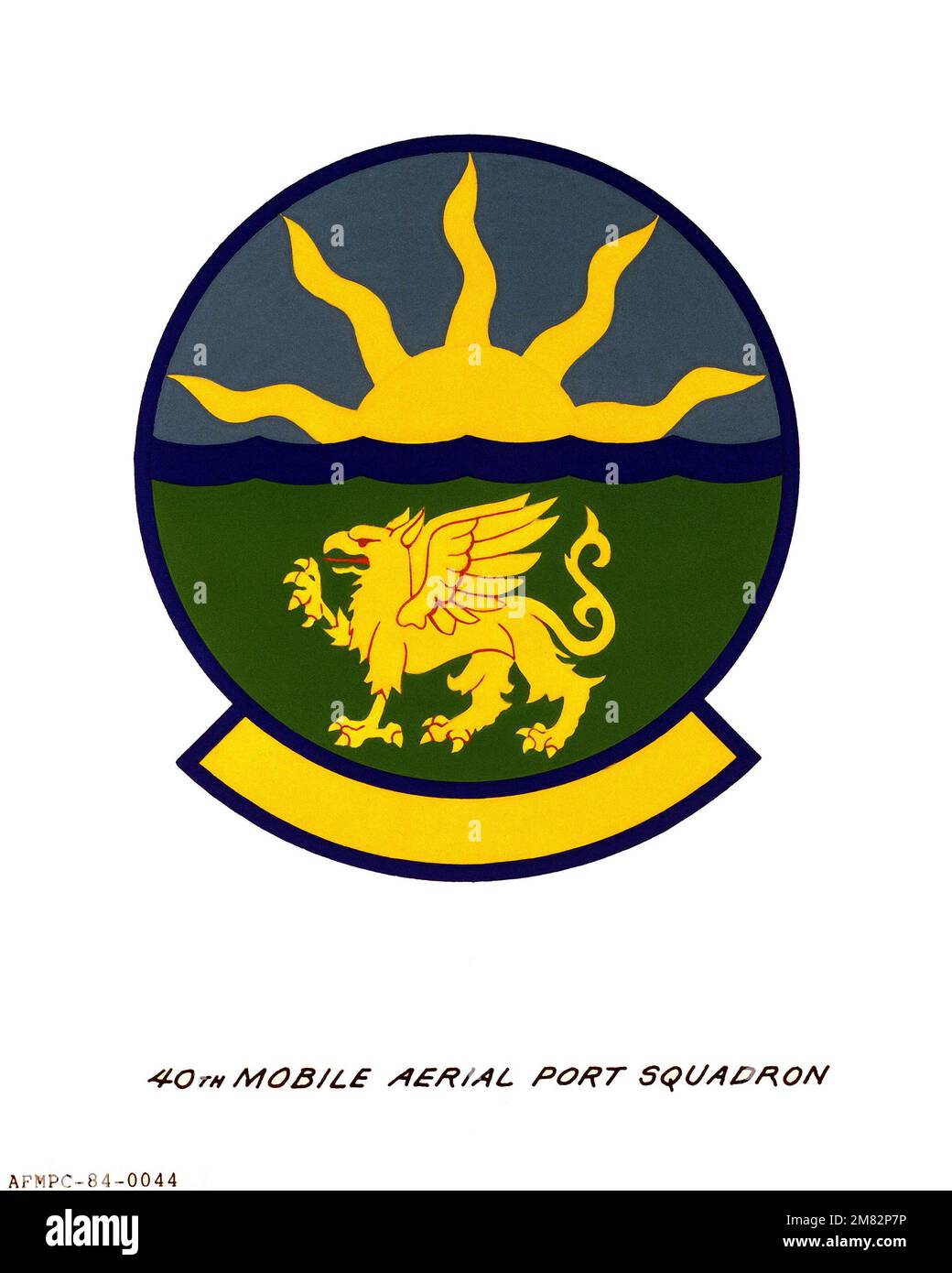 Official emblem for the 40th Mobile Aerial Port Squadron. Country ...