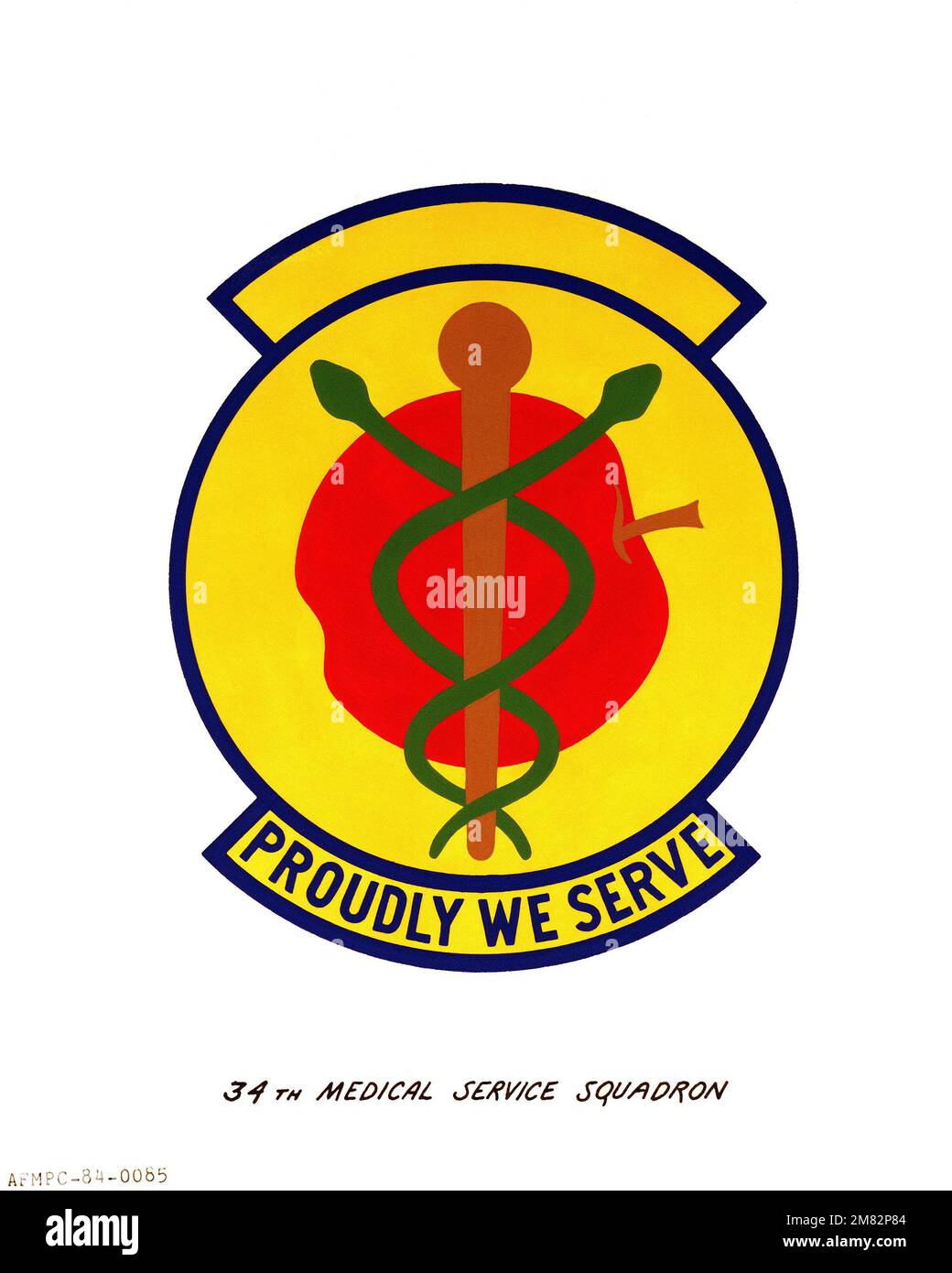 Official emblem for the 34th Medical Services Squadron. Country ...