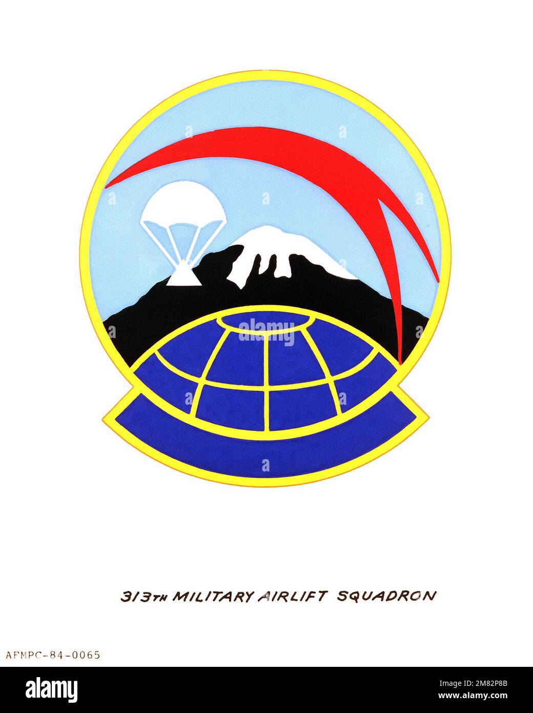 Official emblem for the 313th Military Airlift Squadron. Country ...