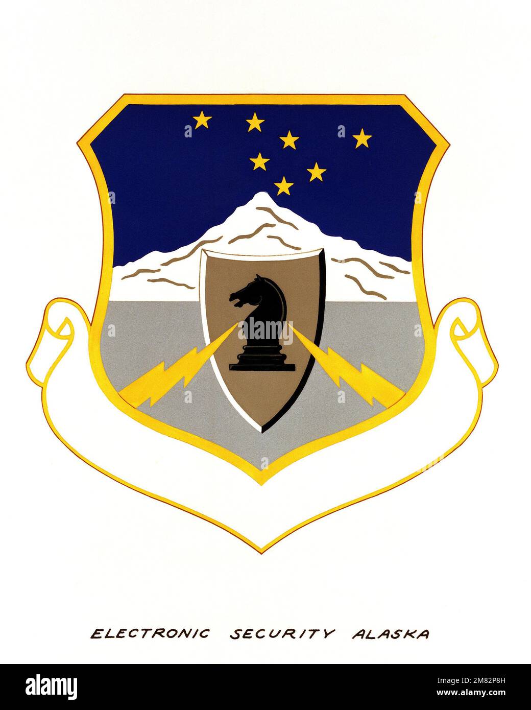 Official emblem for Electronic Security Alaska. Country: Unknown Stock ...