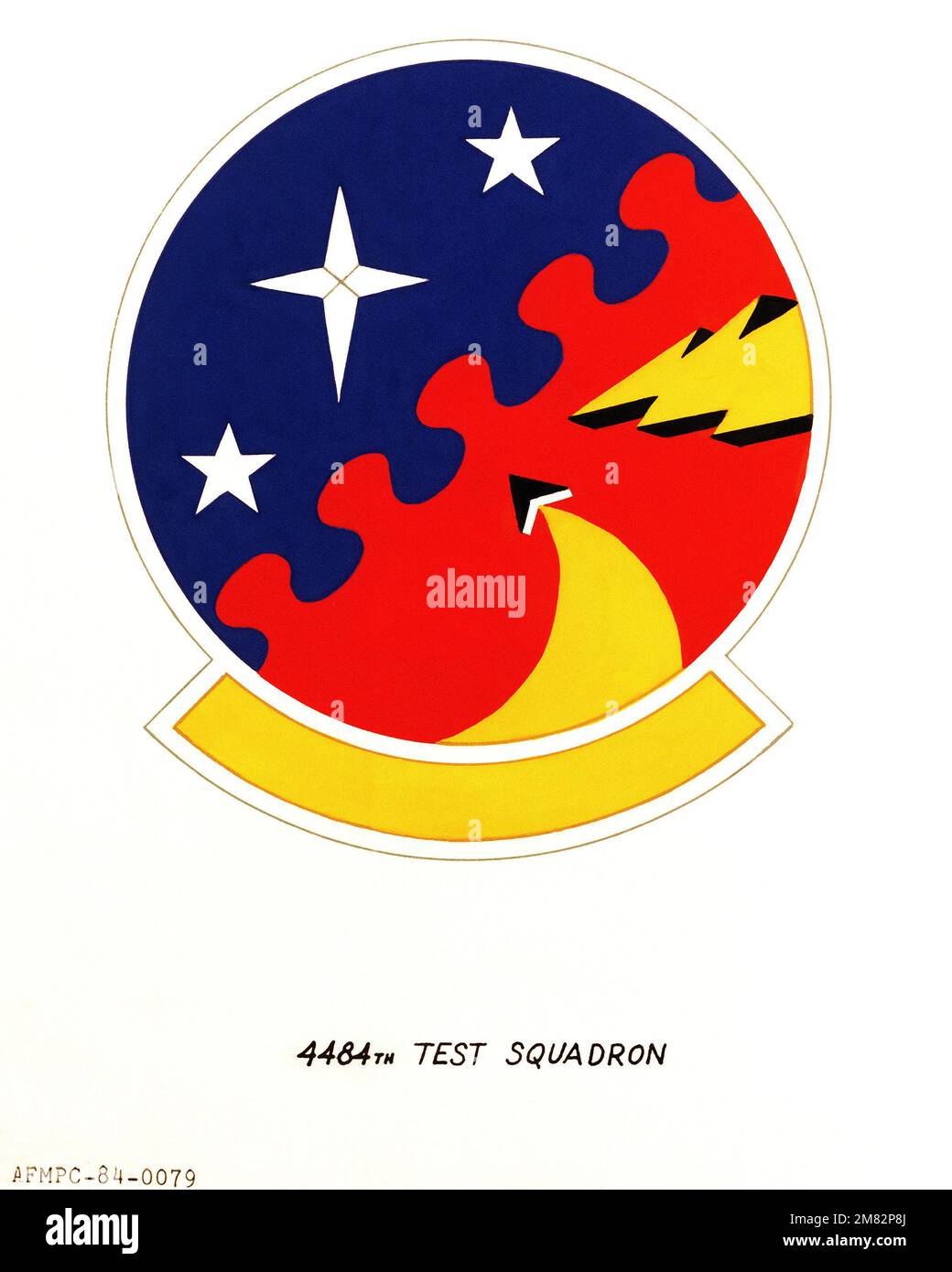 Official emblem for the 4484th Test Squadron. Country: Unknown Stock ...