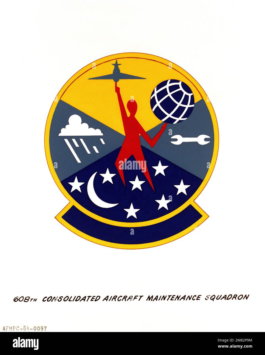 Official emblem for the 608th Consolidated Aircraft Maintenance ...