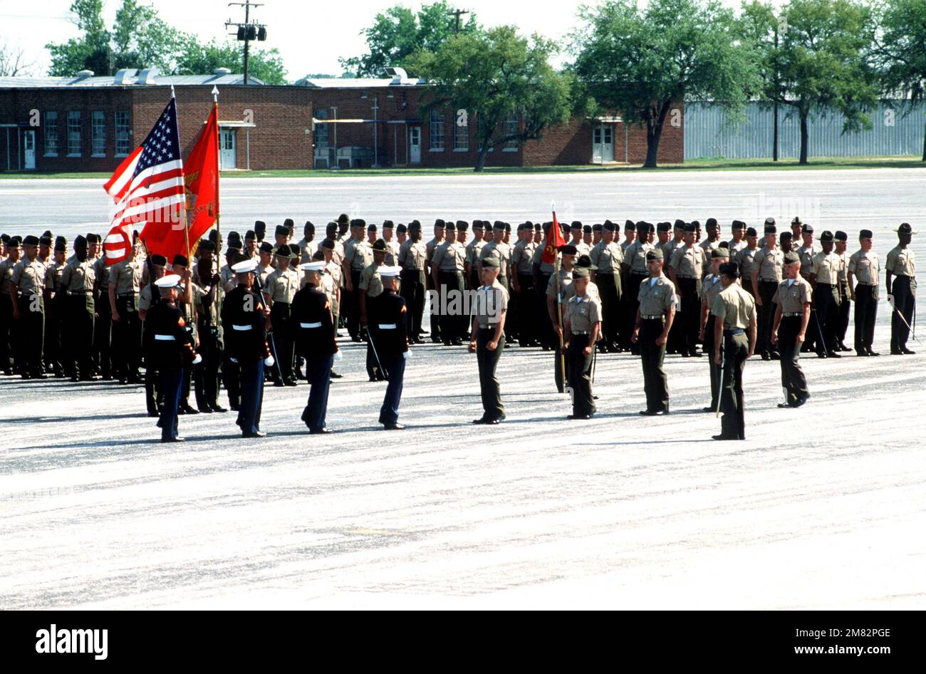 Marine recruits graduate from basic training at the Marine Corps ...
