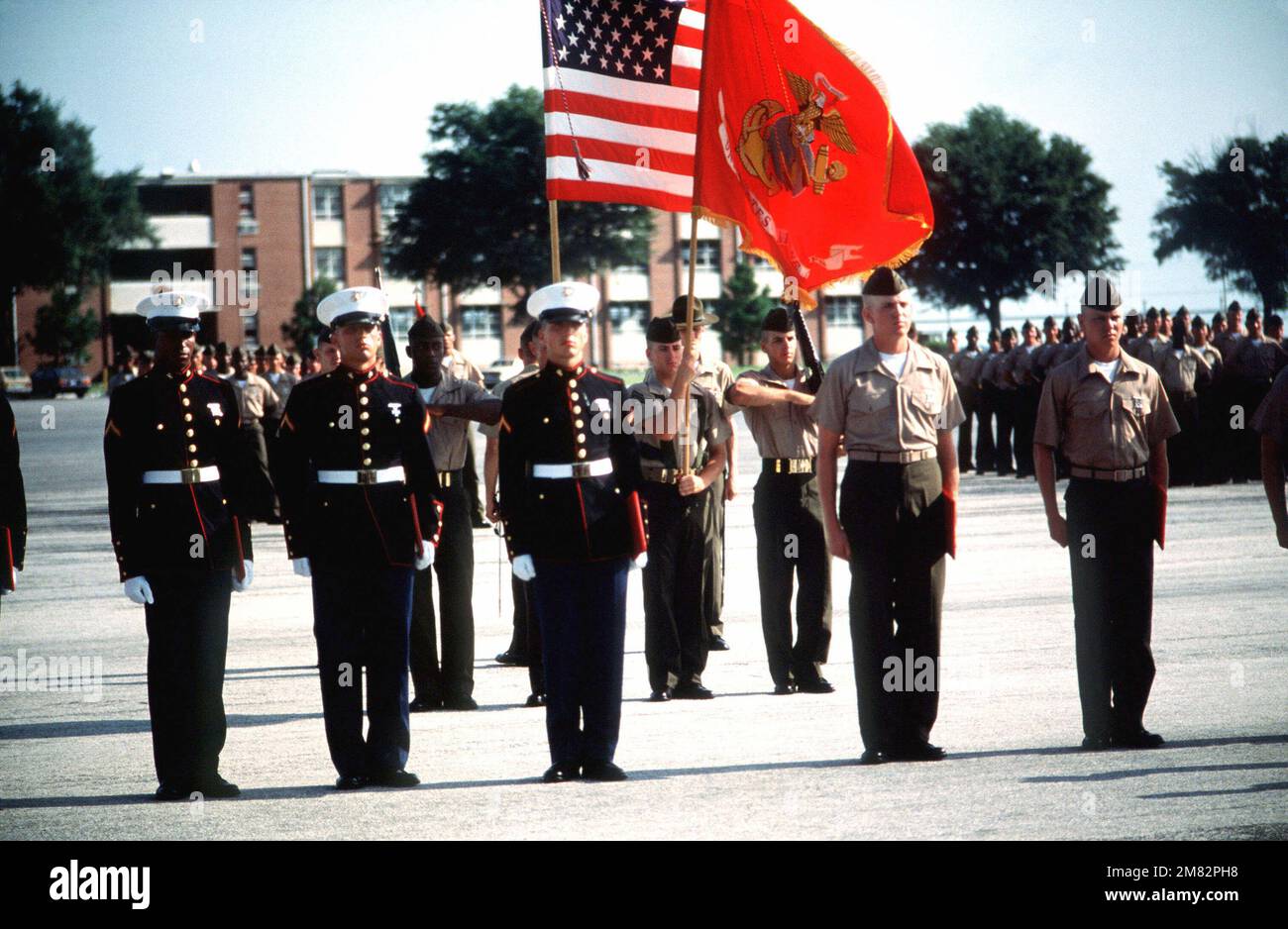 Marine honor guard stands hi-res stock photography and images - Alamy