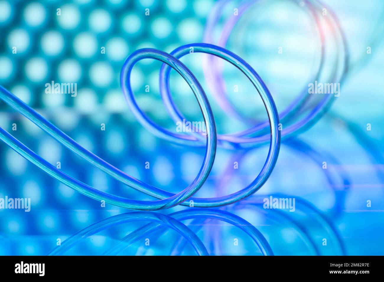 Fiber optics lights abstract background Stock Photo - Alamy
