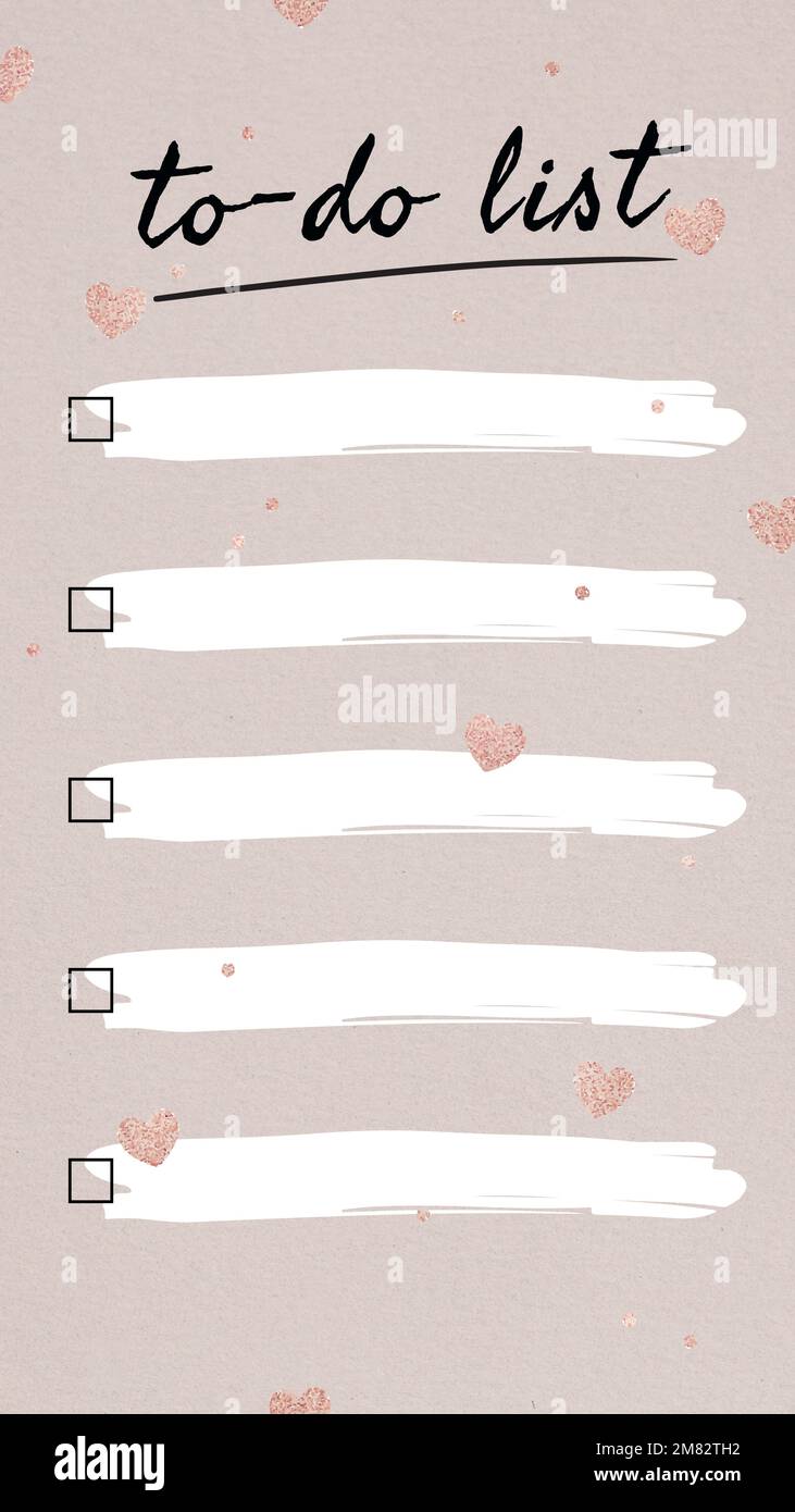 To do list social media story template vector Stock Vector Image & Art ...
