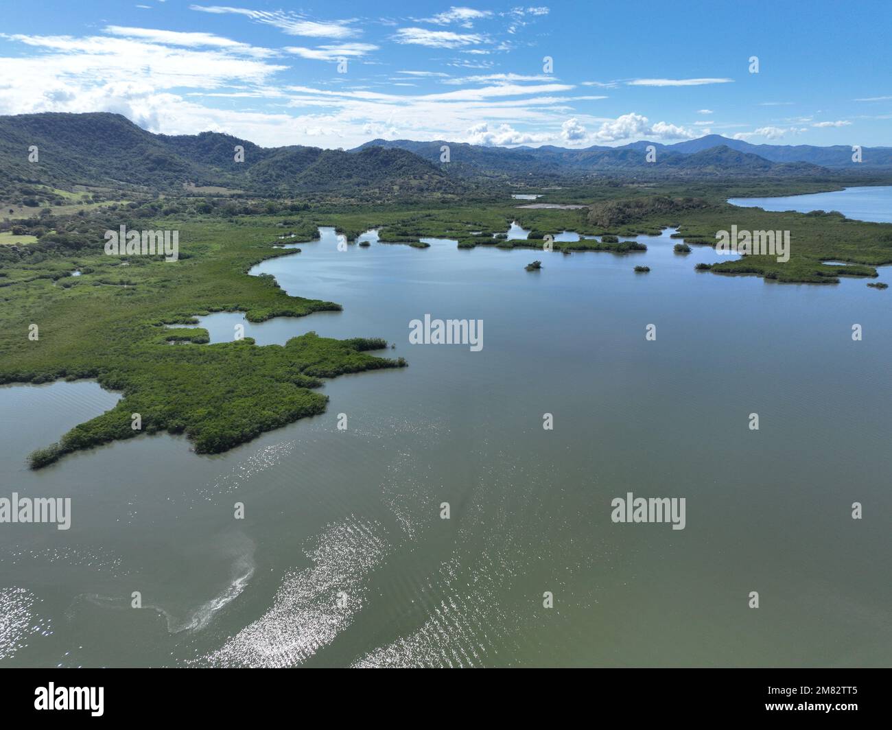 Golfo de Nicoya, Isla Venado, mangrove and other tropical islands in ...