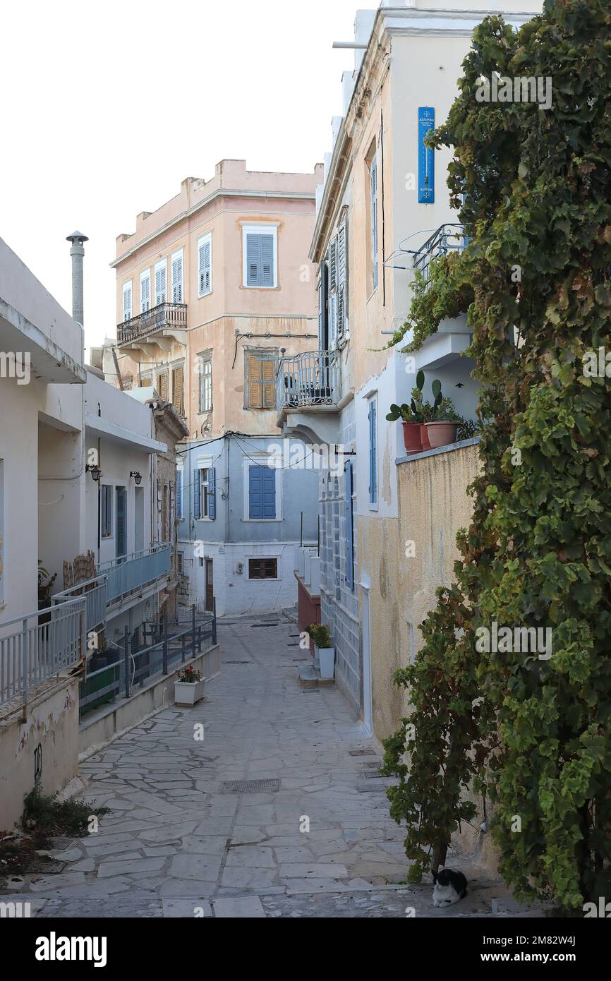 Around Siros town Stock Photo - Alamy