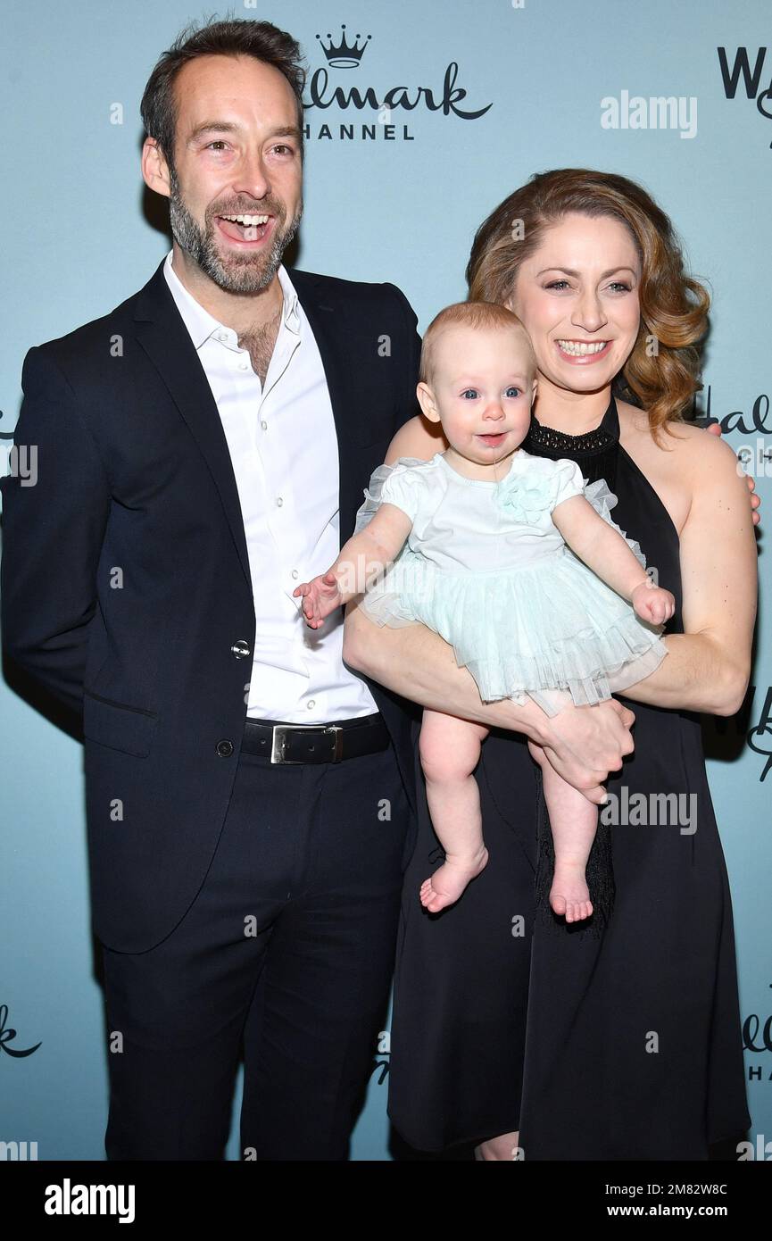 New York, USA. 11th Jan, 2023. (L-R) Andrew McCullough, Sadie and ...