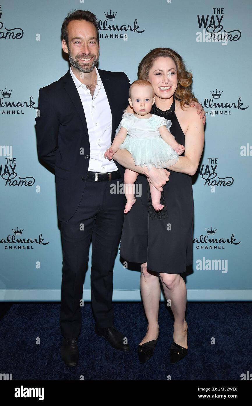 (L-R) Andrew McCullough, Sadie and Executive Producer/ Showrunner Marly ...