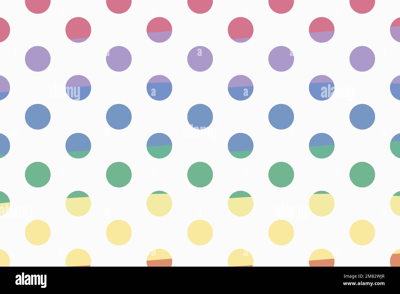 Vector polka dot colorful artsy wallpaper Stock Vector Image & Art - Alamy