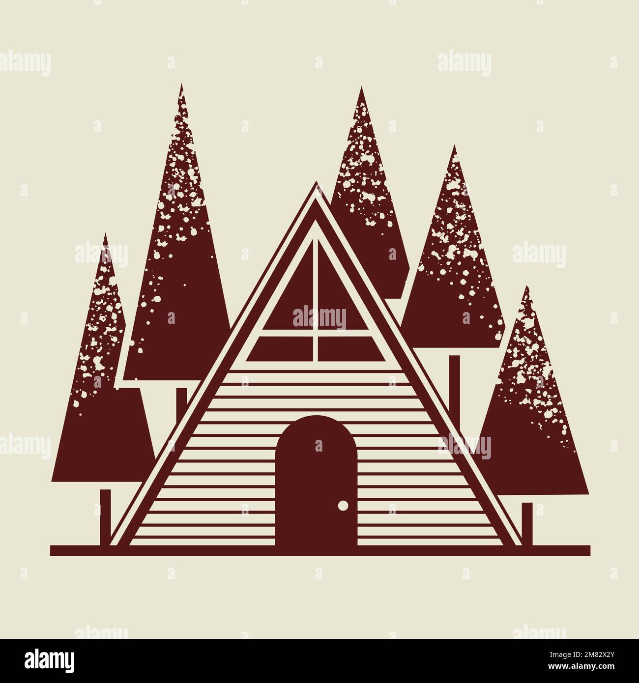 Log cabin logo vector business corporate identity illustration Stock ...