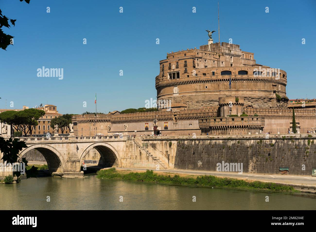 Italian Roman fort the holy angels Stock Photo - Alamy