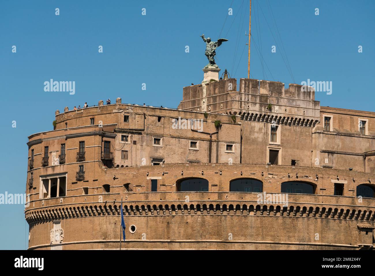 Italian Roman fort the holy angels Stock Photo - Alamy