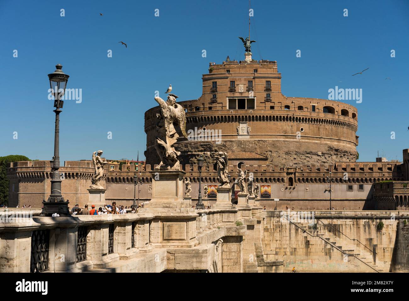 Italian Roman fort the holy angels Stock Photo - Alamy