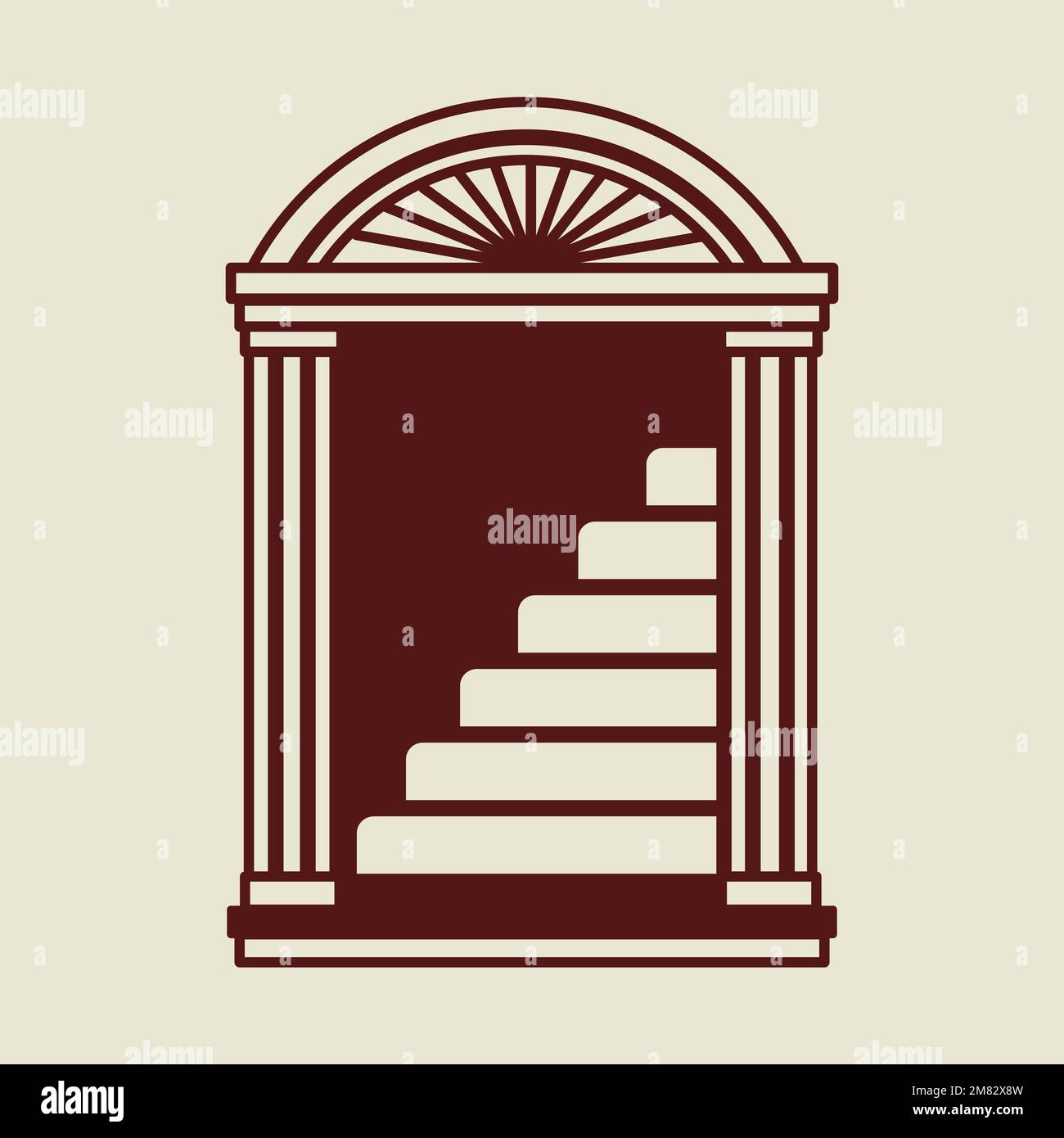 Staircase logo vector business corporate identity illustration Stock ...