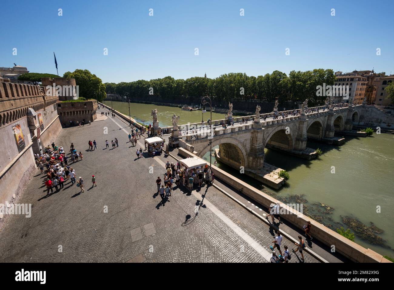 Italian Roman fort the holy angels Stock Photo - Alamy