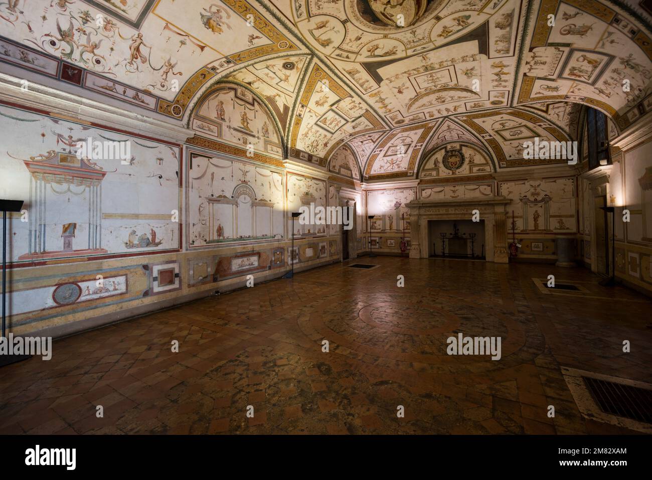 Italian Roman fort the holy angels Stock Photo - Alamy