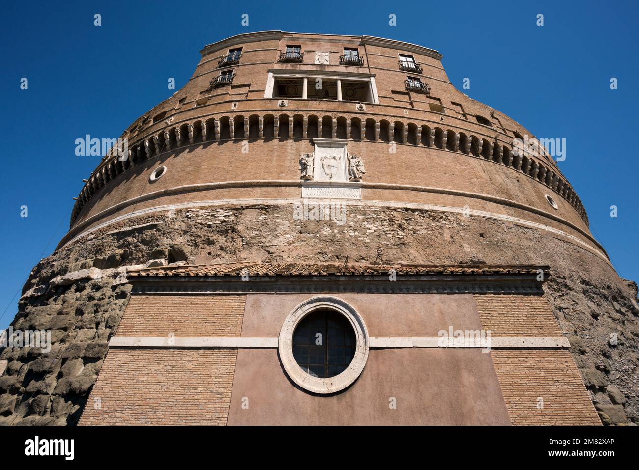 Italian Roman fort the holy angels Stock Photo - Alamy