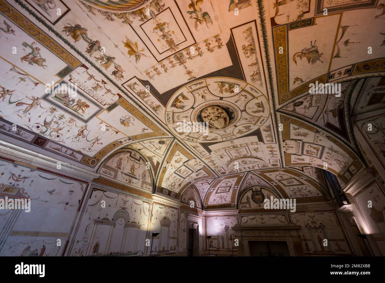 Italian Roman fort the holy angels Stock Photo - Alamy