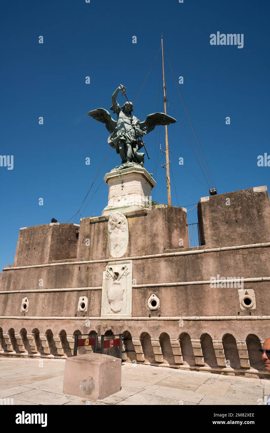 Italian Roman fort the holy angels Stock Photo - Alamy