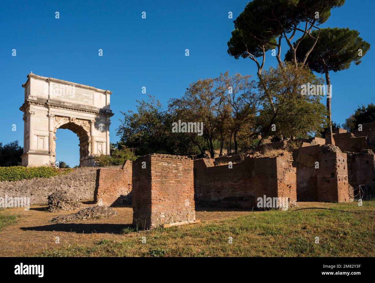 The Roman ruins in Italy Stock Photo - Alamy