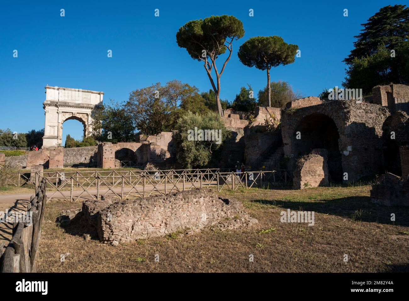 The Roman ruins in Italy Stock Photo - Alamy