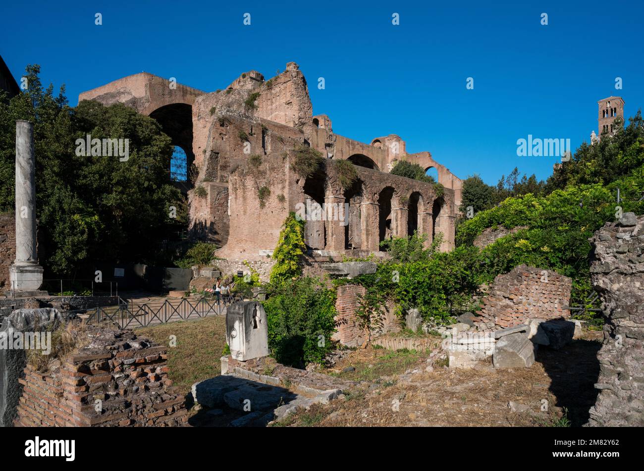 The Roman ruins in Italy Stock Photo - Alamy