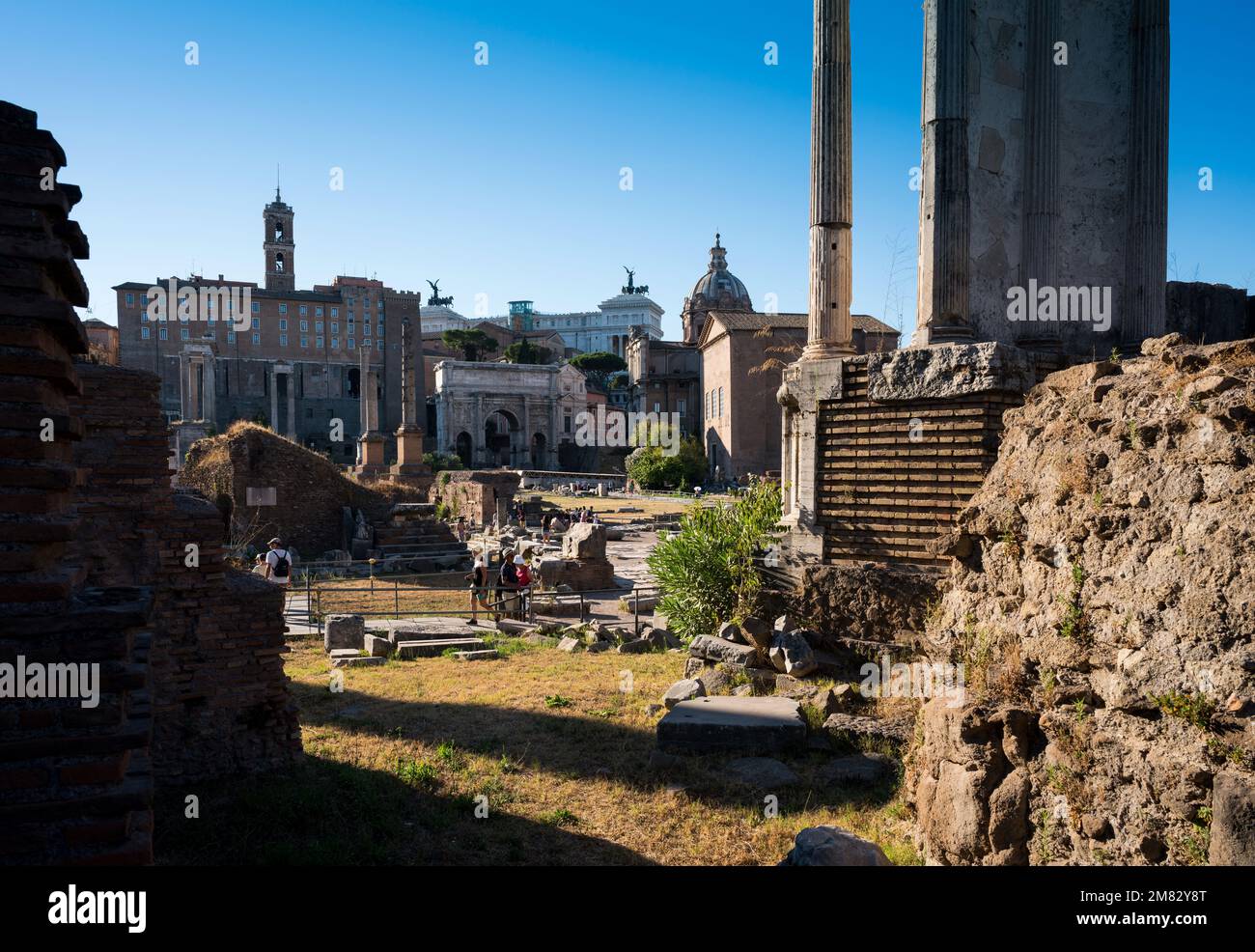 The Roman ruins in Italy Stock Photo - Alamy