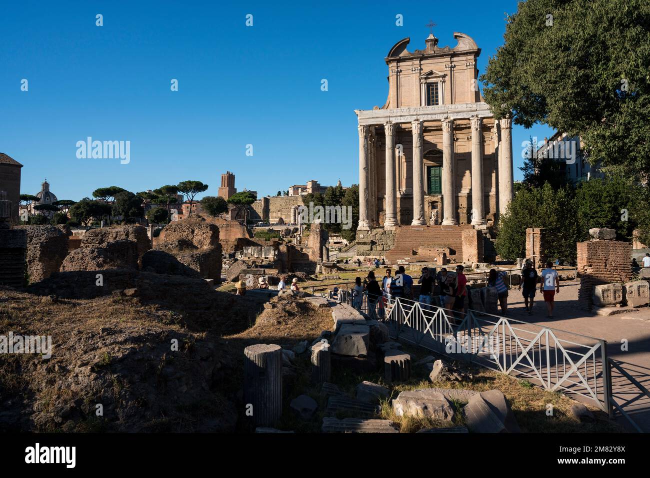The Roman ruins in Italy Stock Photo - Alamy