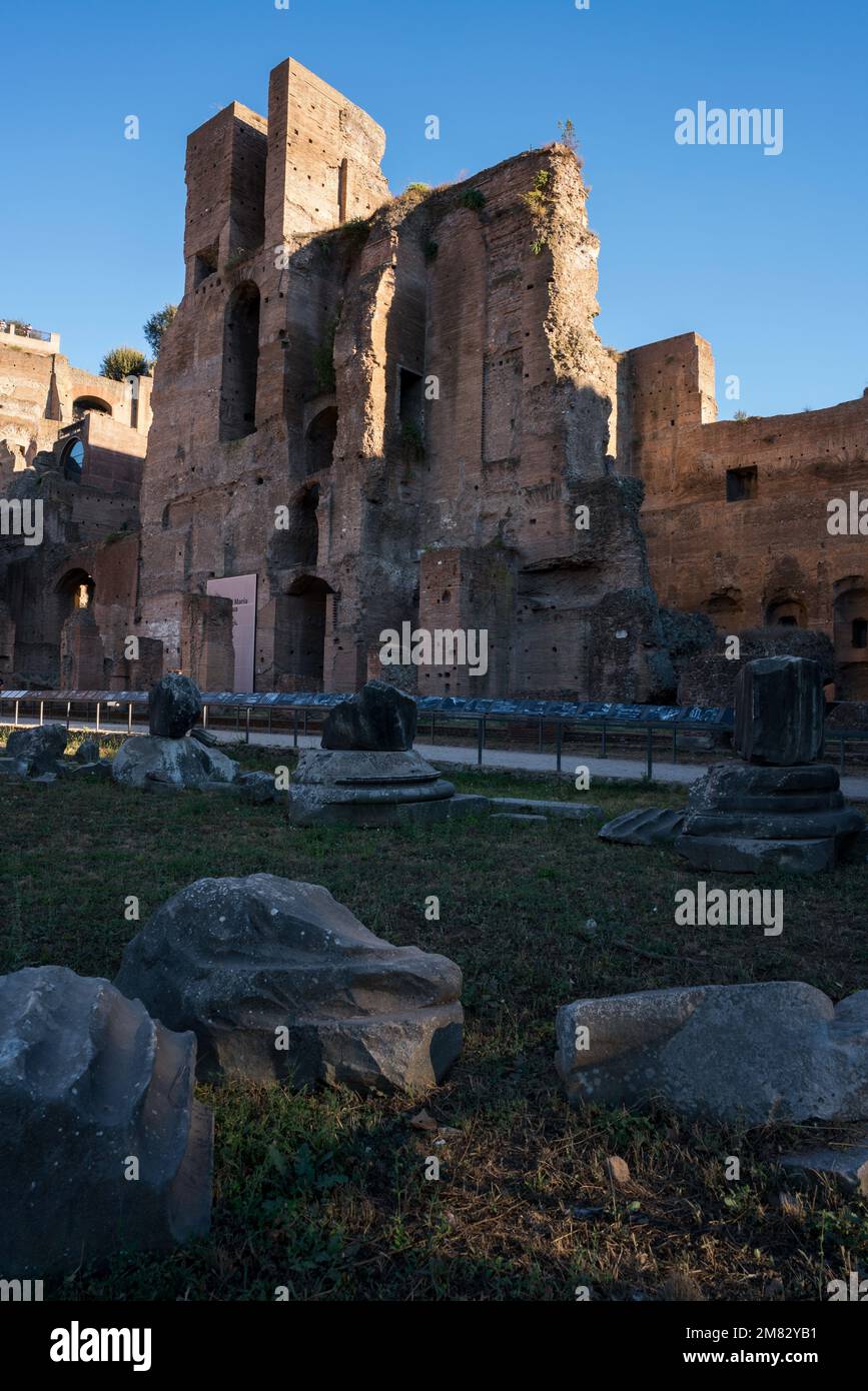 The Roman ruins in Italy Stock Photo - Alamy