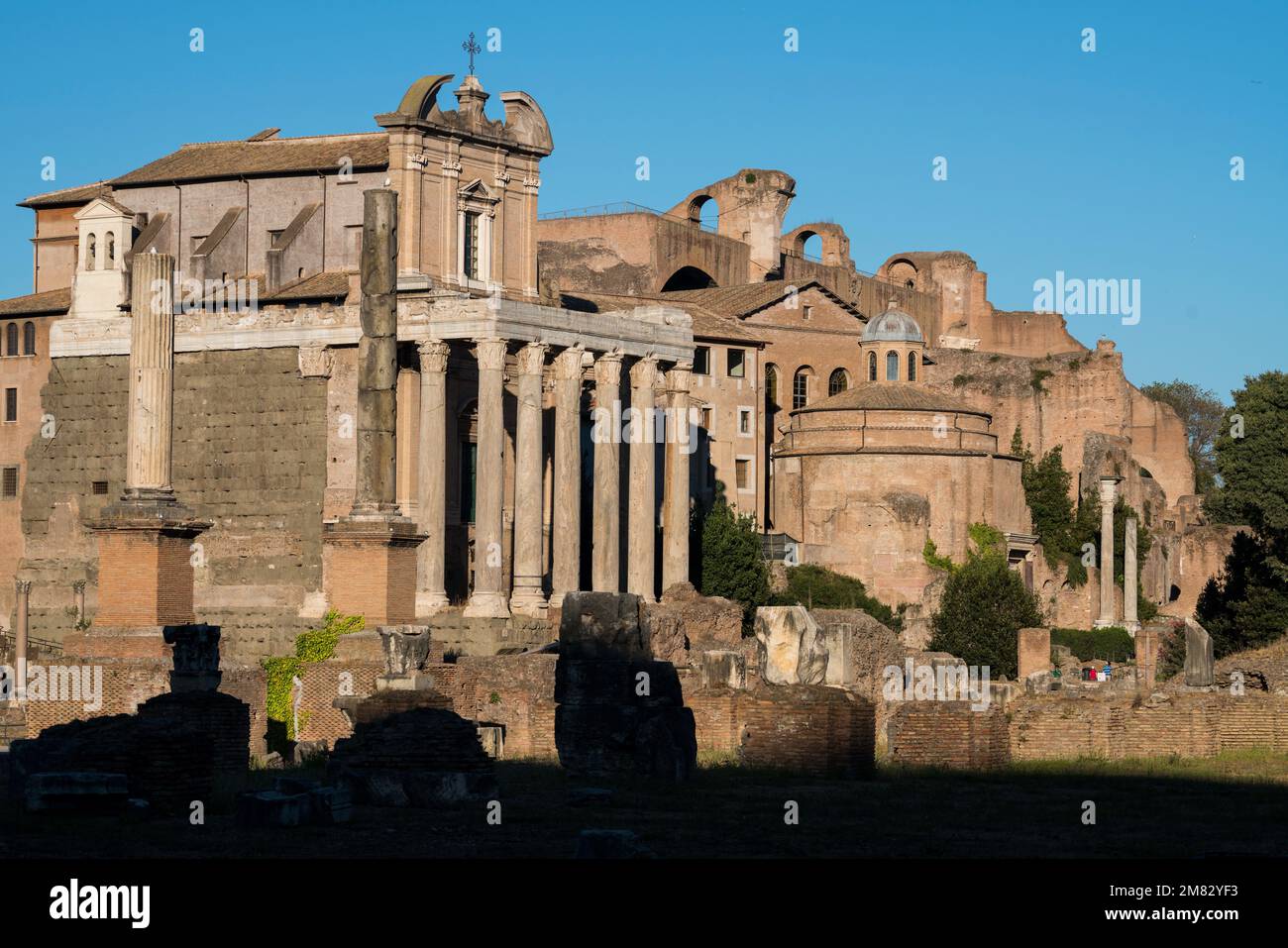 The Roman ruins in Italy Stock Photo - Alamy