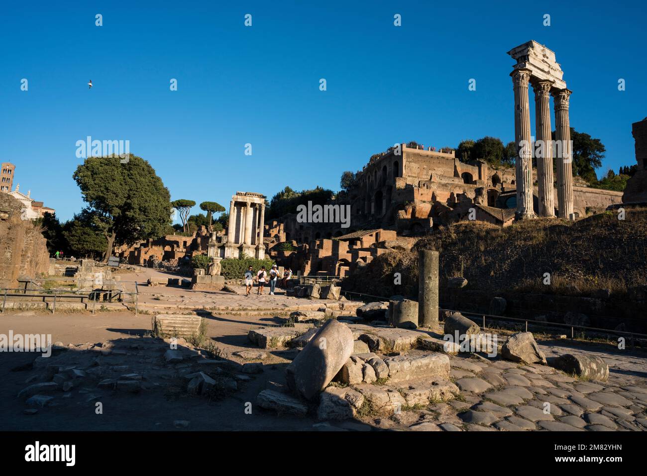 The Roman ruins in Italy Stock Photo - Alamy